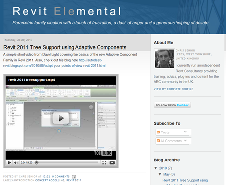 Revit : Another UK Revit blog appearance